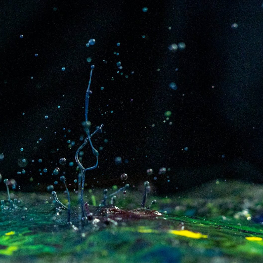 colorful paint splatter photography – A Flick Of The Wrist